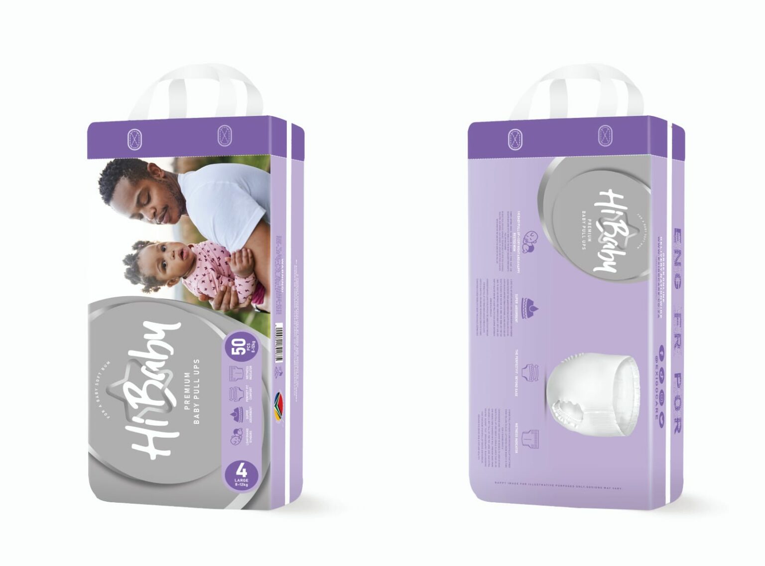 Hi Baby Premium Nappies & Pull ups - Nappy Prices South Africa