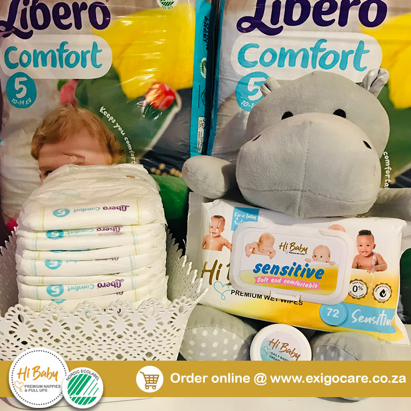 More protection against nappy rash with Libero Comfort baby nappies - Exigocare