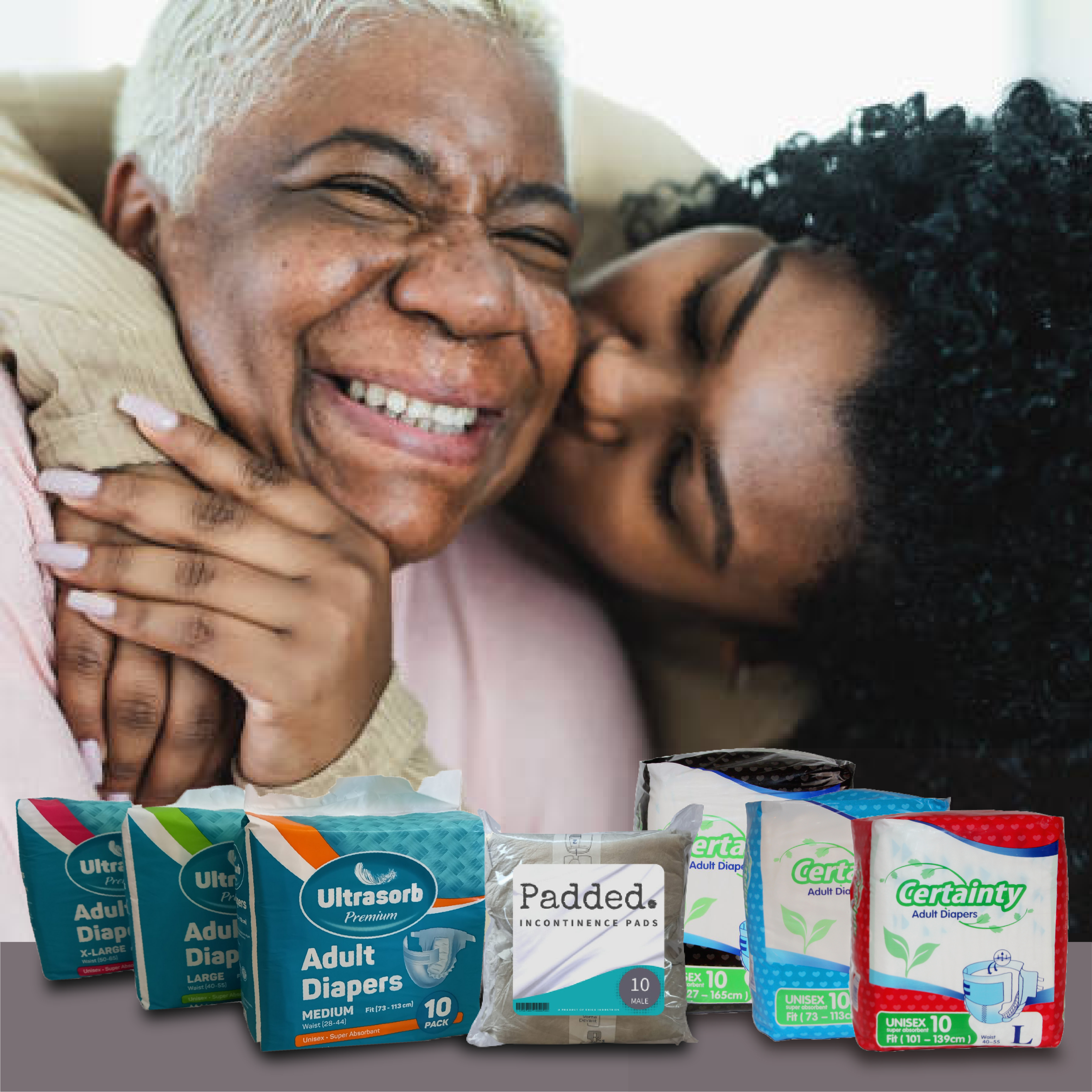 Incontinence is not a problem with our adult nappies - Exigocare