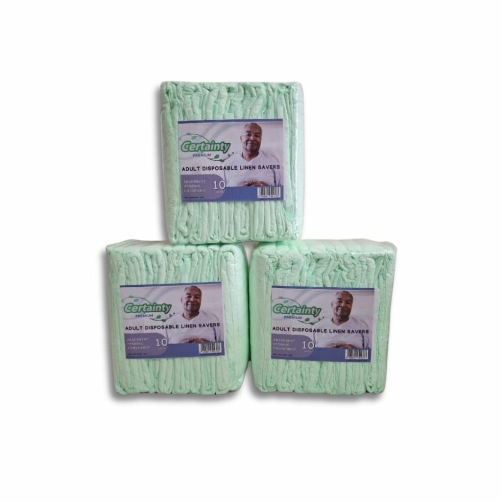 Disposable Linen Savers (10's) - Exigocare